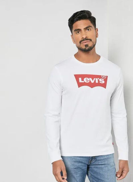 Standard Long Sleeve T-Shirt White | Lynks Shop
