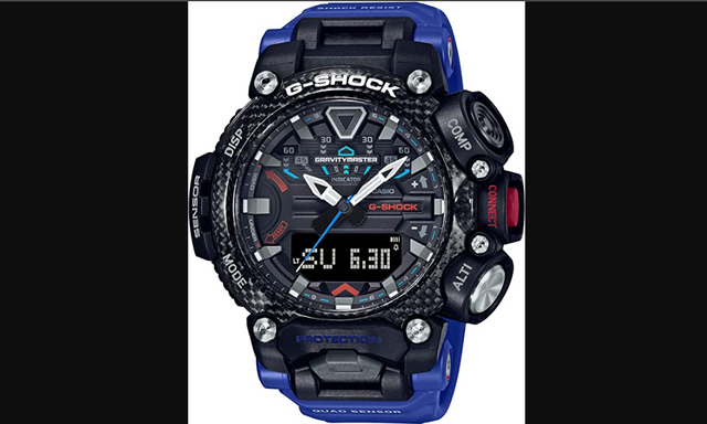 G-Shock Men's GRB200-1A2 Gravity Master Watch, Blue. | Lynks Shop