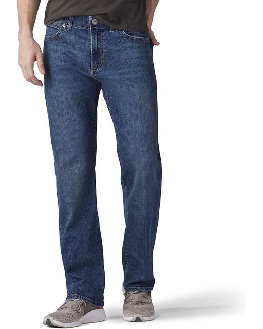 Lee Men's Big & Tall Performance Series Extreme Motion Relaxed Fit Jean | Lynks Shop