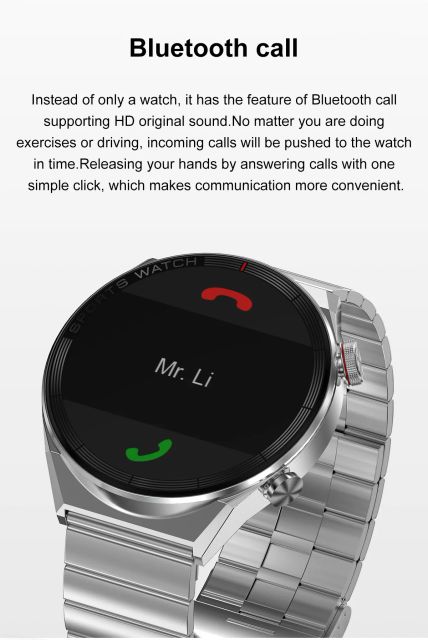 DT3 Mate Smart Watch Men 1.5" Full Screen Bluetooth Call Wireless ...